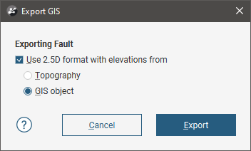 Exporting GIS Data