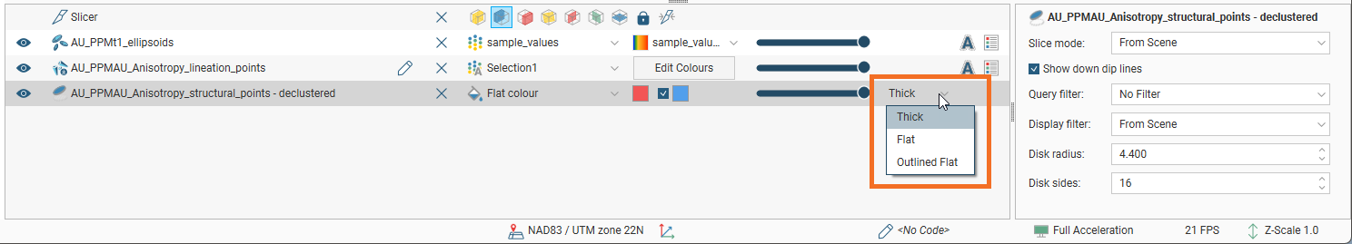 Displaying Structural Data