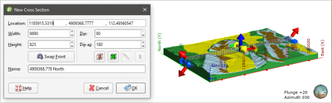 Creating Cross Sections