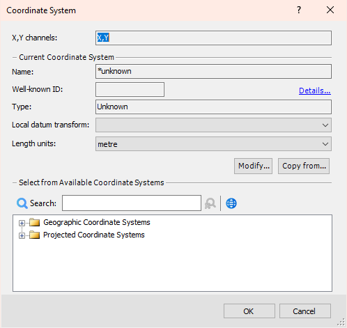 Defining the Projection of Database Channels
