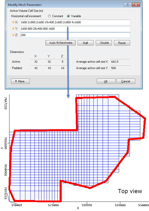 Modify IP Mesh Parameters