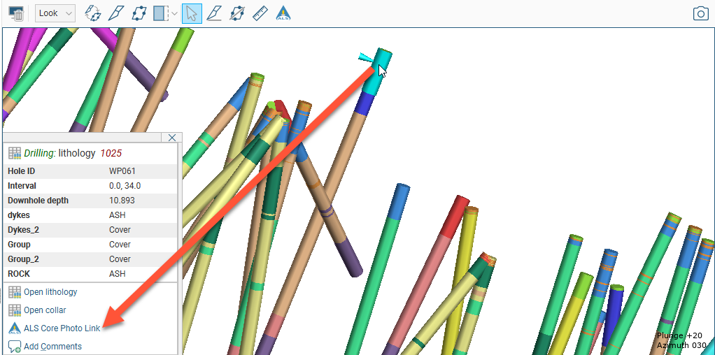 The ALS CoreViewer Interface
