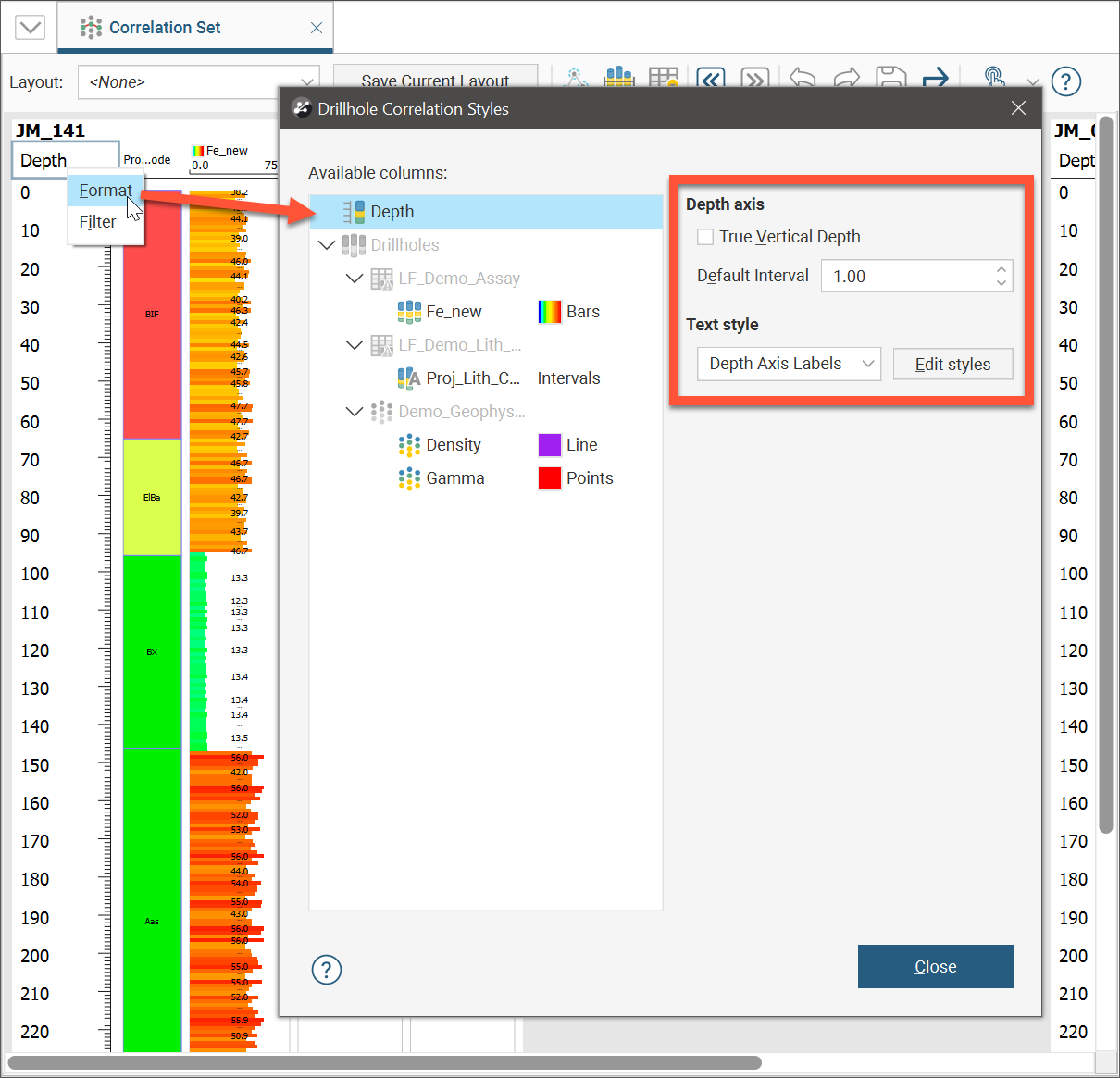 Borehole Correlation Tool